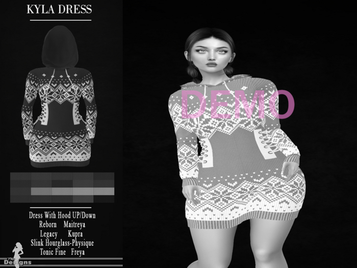 Second Life Marketplace - Kyla Dress Demo Hud V2